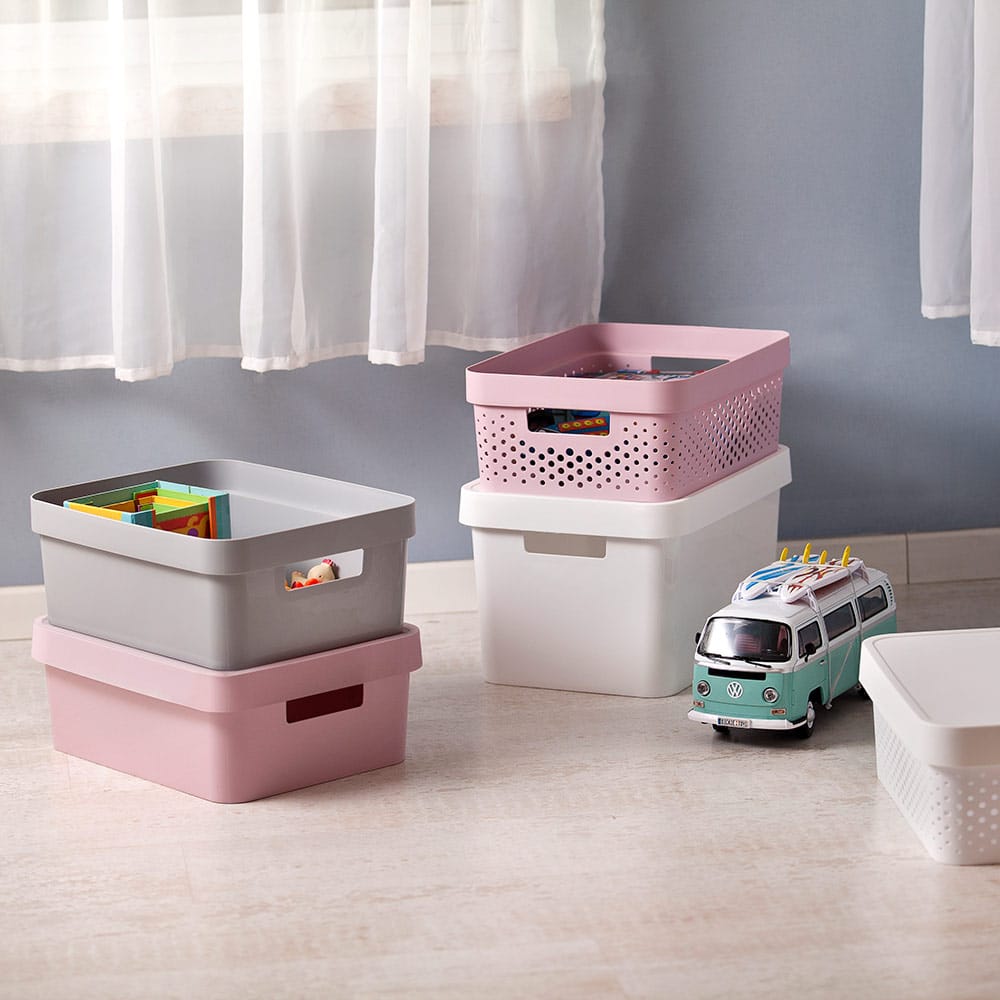 Storage box with lid Infinity 36 x 27 x 22 cm CURVER