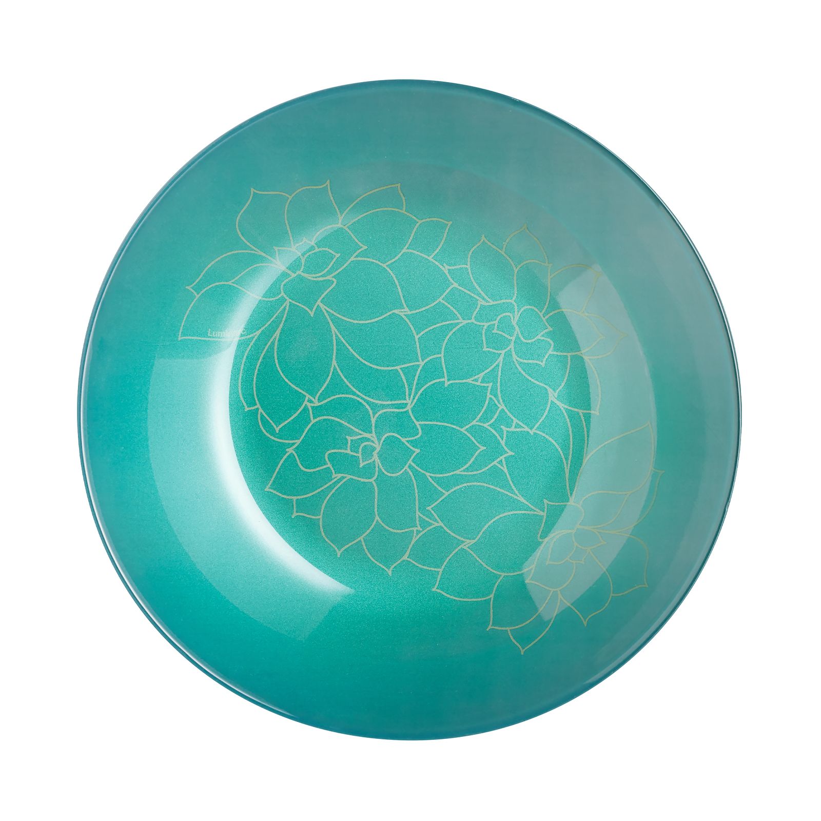Assiette creuse Fleurs De Bach émeraude 20 cm LUMINARC