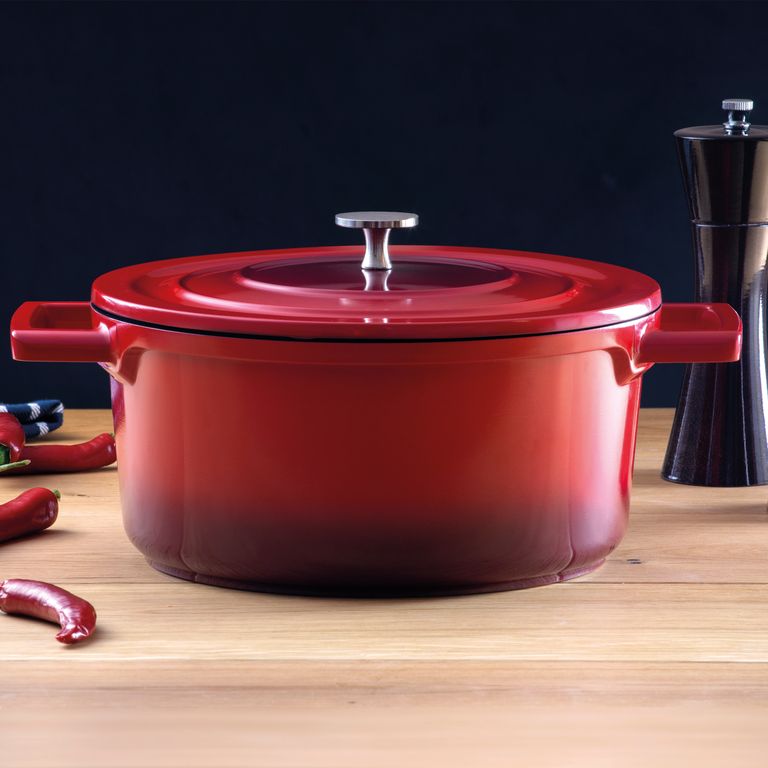 Set of cooking pots and frying pans Amore with coating Qualum Basic 12 ...